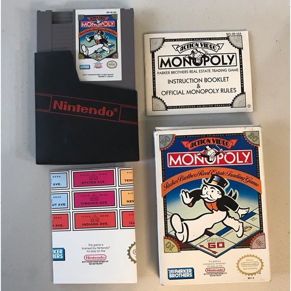 Nintendo | Video Games & Consoles | Nintendo Nes Monopoly Game Complete ...